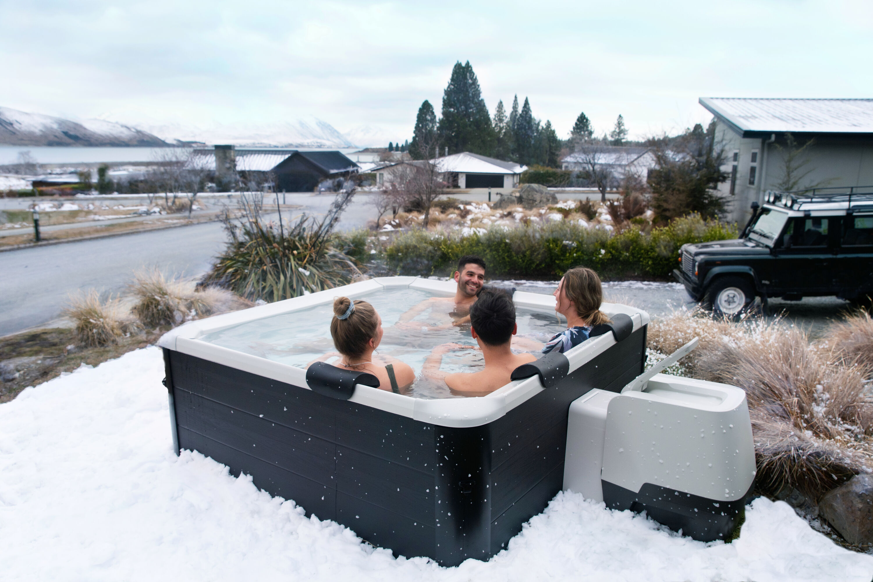 MSpa Whirlpool OSLO AERO PLUS 2026 XXL 180cm inkl. App, LED, 8 ...